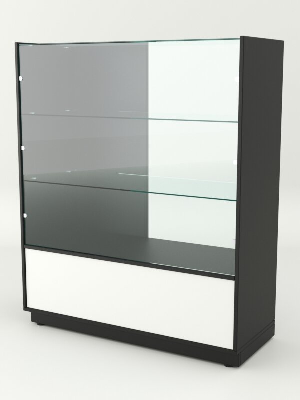 Прилавок для чая и кофе "арабика" №2 левосторонний, Черный+Белый