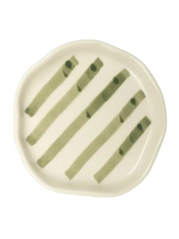 Мыльница Zenfort Ривьера керамика цвет зеленый