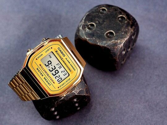 Наручные часы CASIO, золотой — фото 1