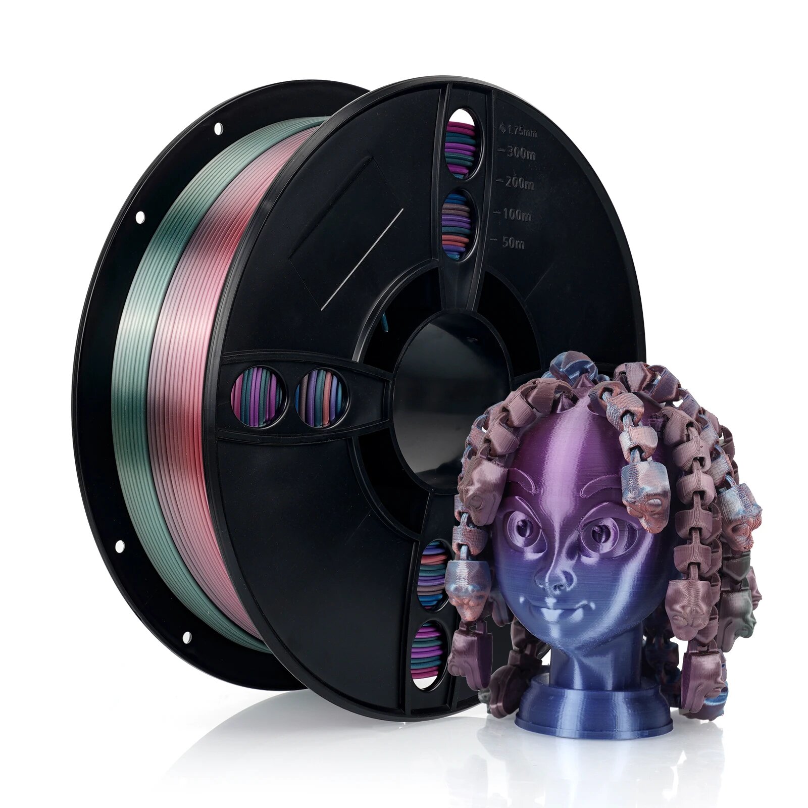 KINGROON Silk Rainbow PLA нить для 3D-печати 1,75 мм 1kg Silk Universe