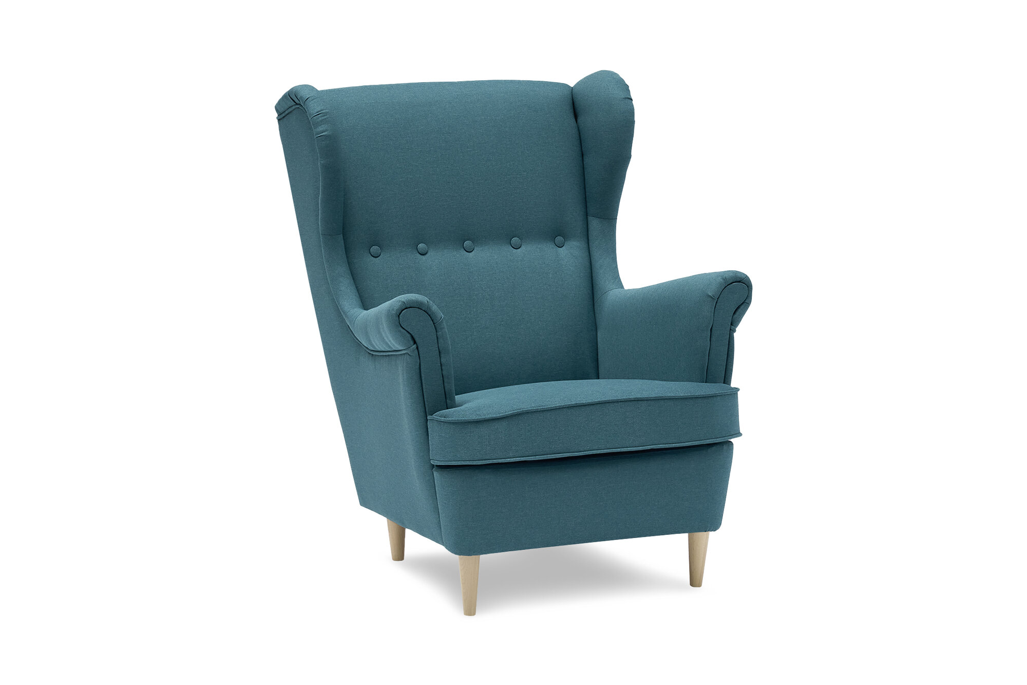 Кресло для отдыха Нонтон Style, рогожка голубая, 79 см