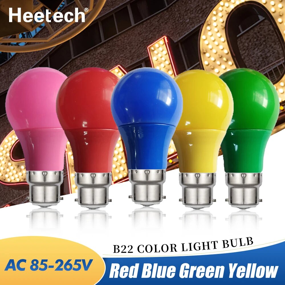 Heetech B22 Атмосфера RGB светодиодная лампа 3W-12W Красный, 9W BWW