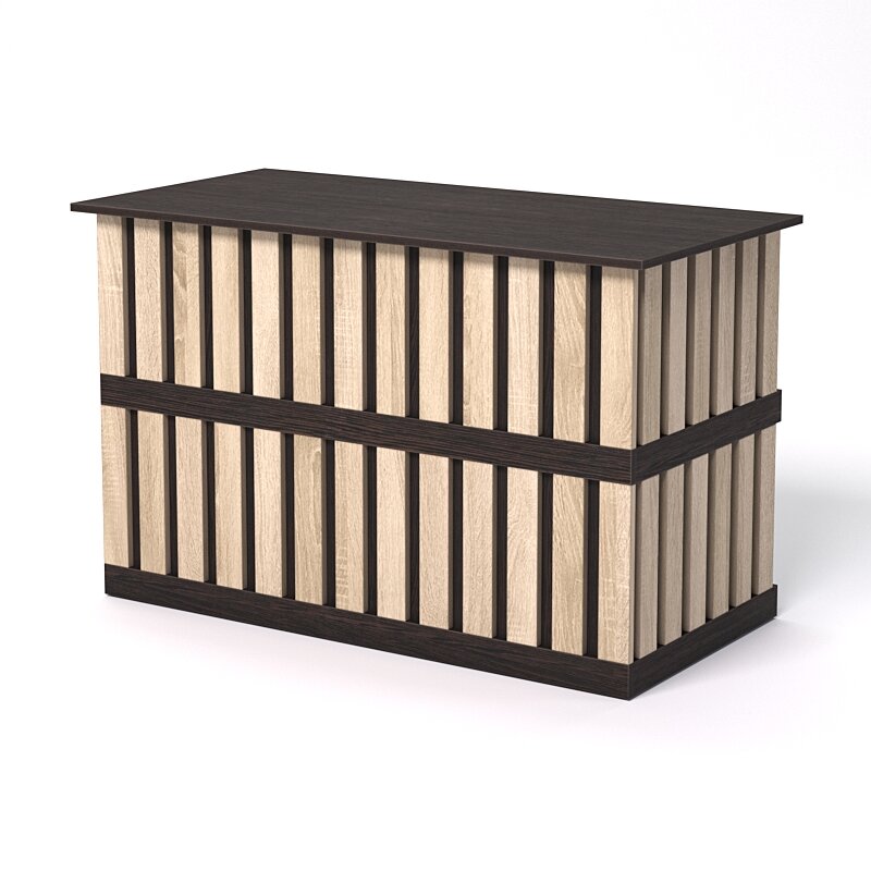 Стол руководителя №13, Дуб Сонома + Дуб Венге. Производитель товара - компания Westcom.