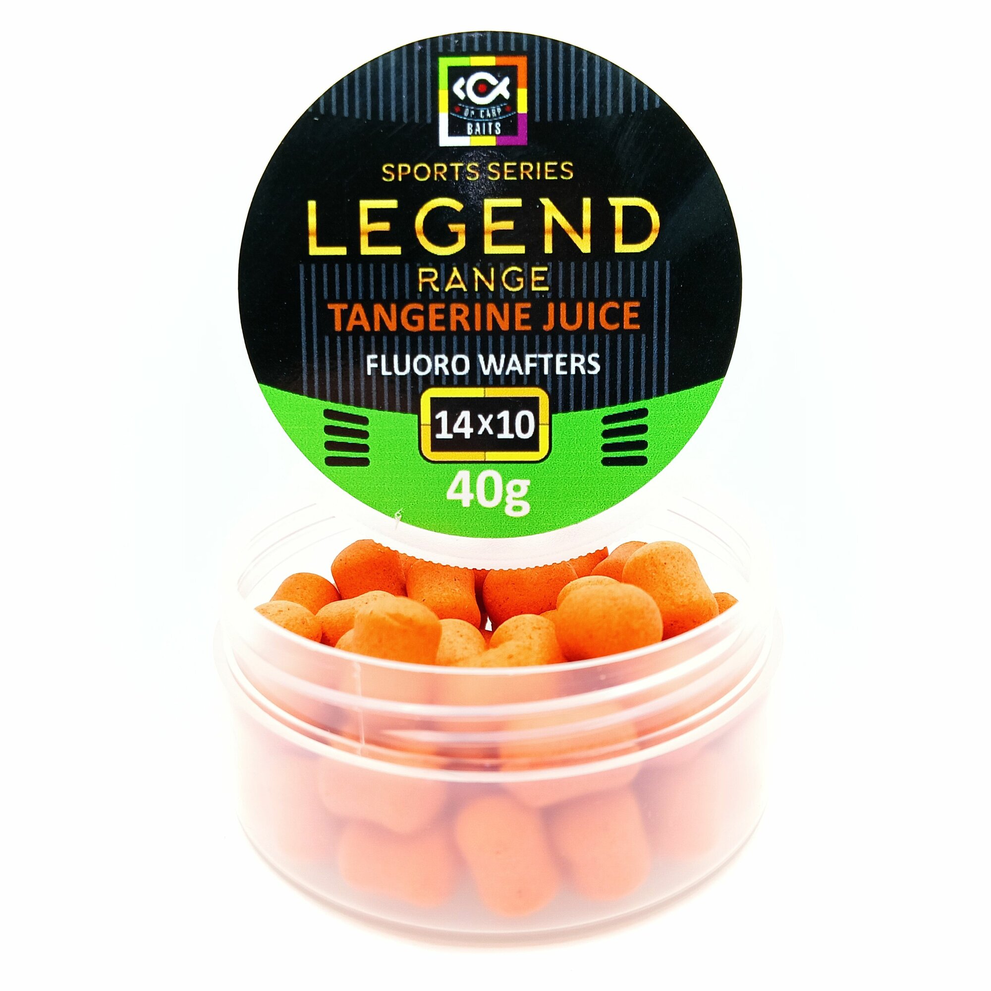 Wafters Dr. Carp 14х10мм Мандарин 40гр (бойлы нейтральной плавучести)