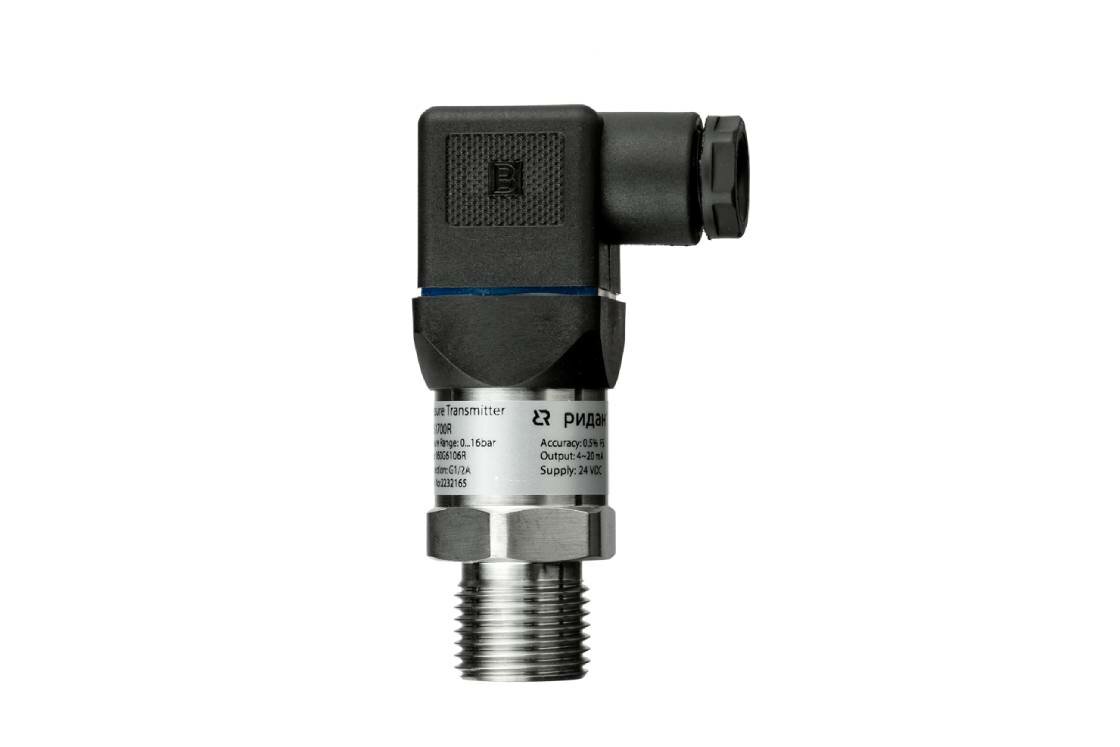 Преобразователь давления Ридан MBS 1700R, диапазон измерения 0-10 бар, выходной сигнал 4-20 мА, присоединение G 1/4