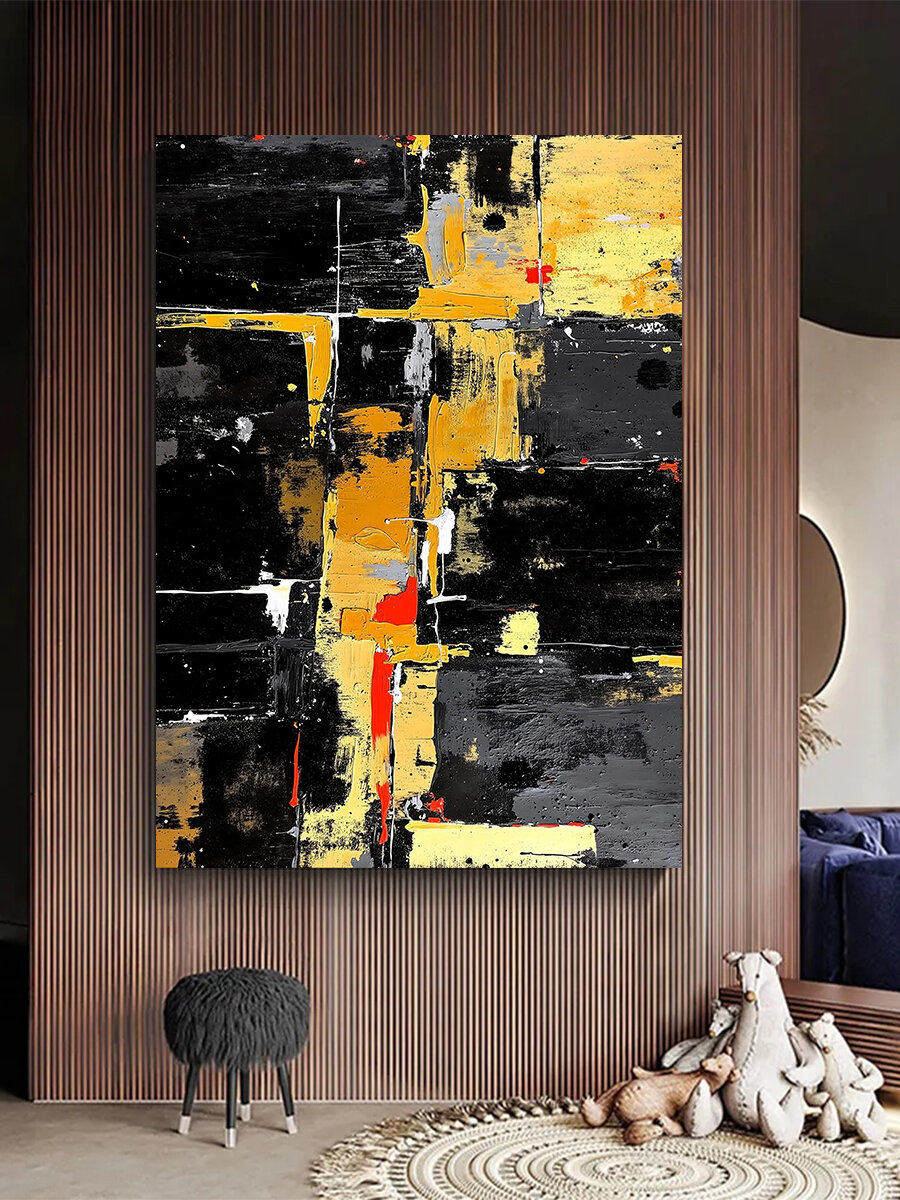 Картина на стену для интерьера - "Абстракция" , 20х30 см.