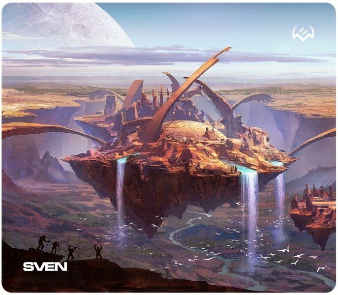 Игровой коврик для мыши SVEN MP-G03S Island (230x200x2мм, ткань + резина)