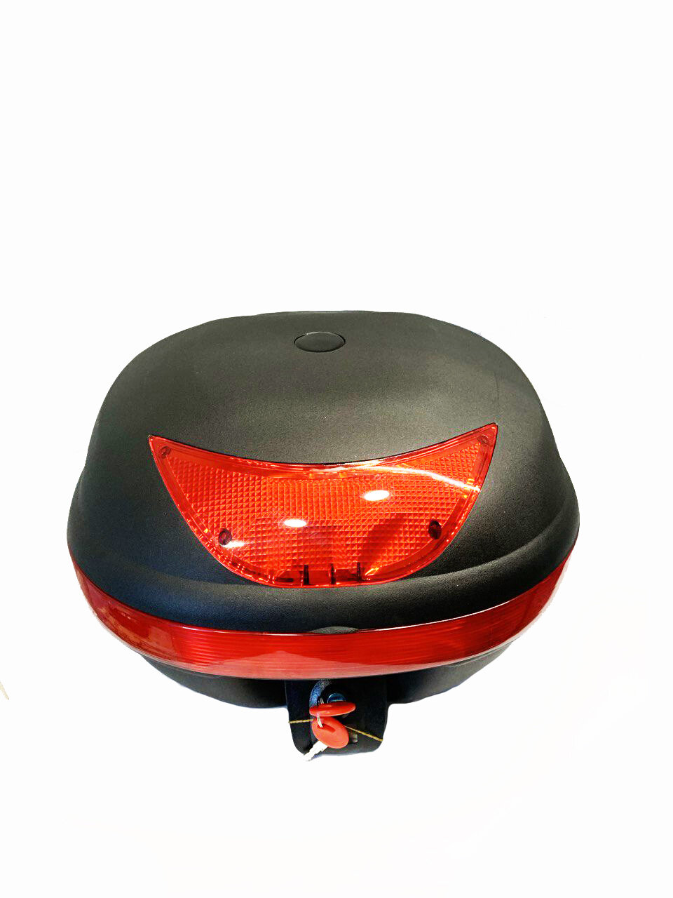 Кофр багажный, задний JX B-07, 30 л, черный, глянцевая крышка