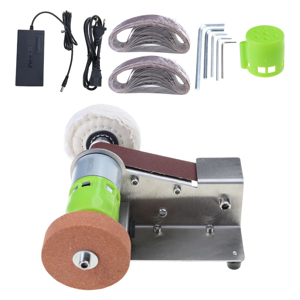 Электрический ленточный шлифовальный станок для полировки и заточки