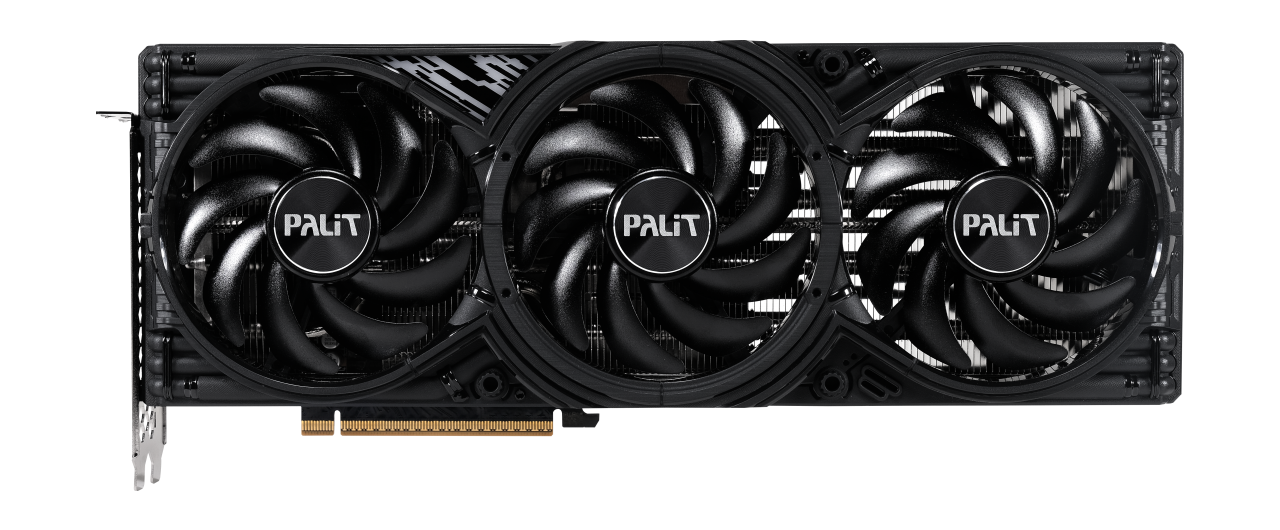 Palit Видеокарта Palit GeForce RTX 5070 Ti GamingPro-S OC NE7507TS19T2-GB2031U (GeForce RTX 5070 Ti, 16ГБ GDDR7, HDMI, 3xDP) (PCI-E) (ret)