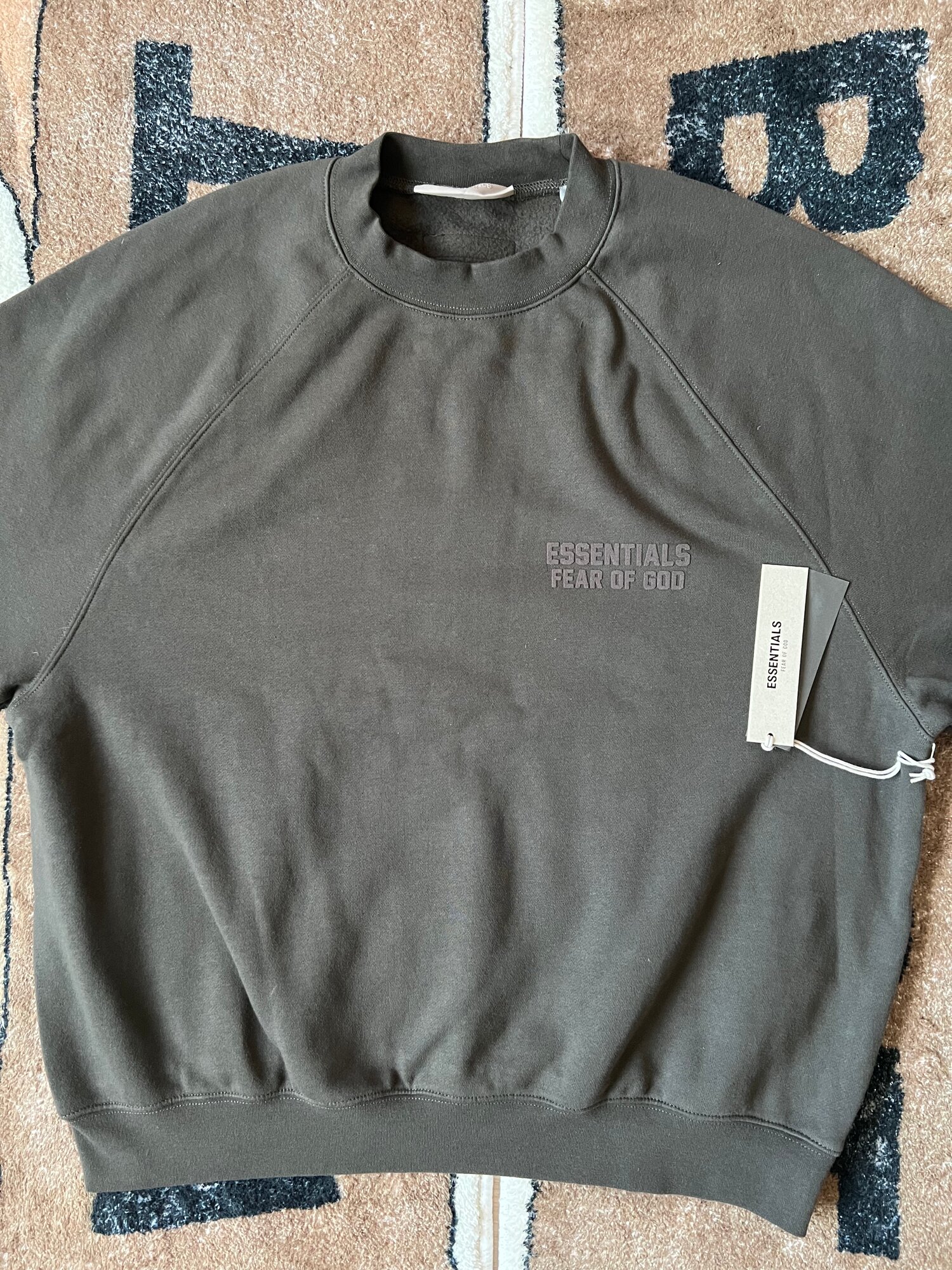 Свитшот FЕAR OF GОD ЕSSЕNTIАLS FW23 СRЕWNЕСK BLACK