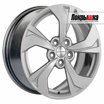 Диски литые Khomen KHW1724 7.0х17/5х108 D65.1 ET36.0, F-Silver