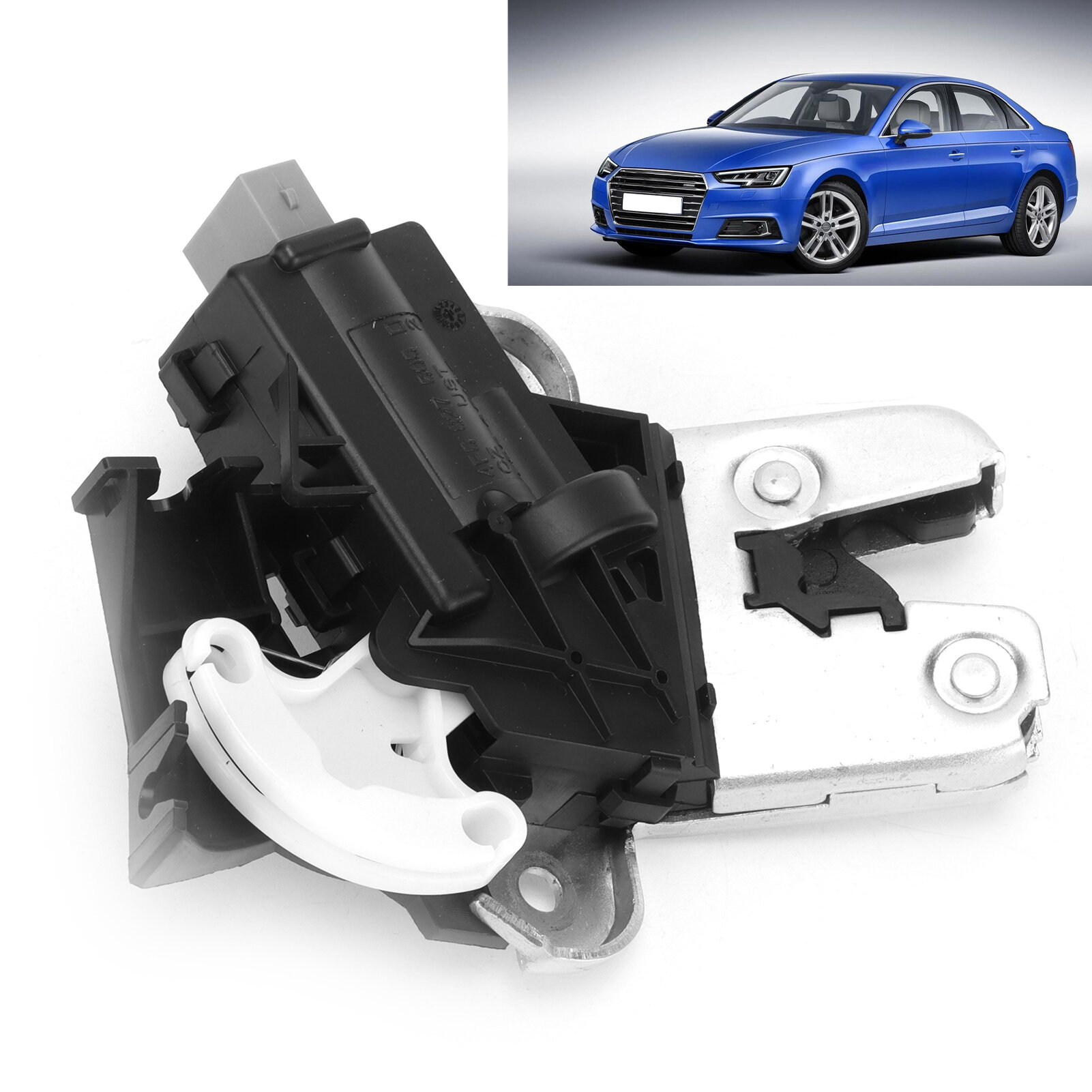 Замок крышки багажника 4F5827505D, запасная часть для Audi A4, A5, A6, A8, RS4, RS5, RS6.