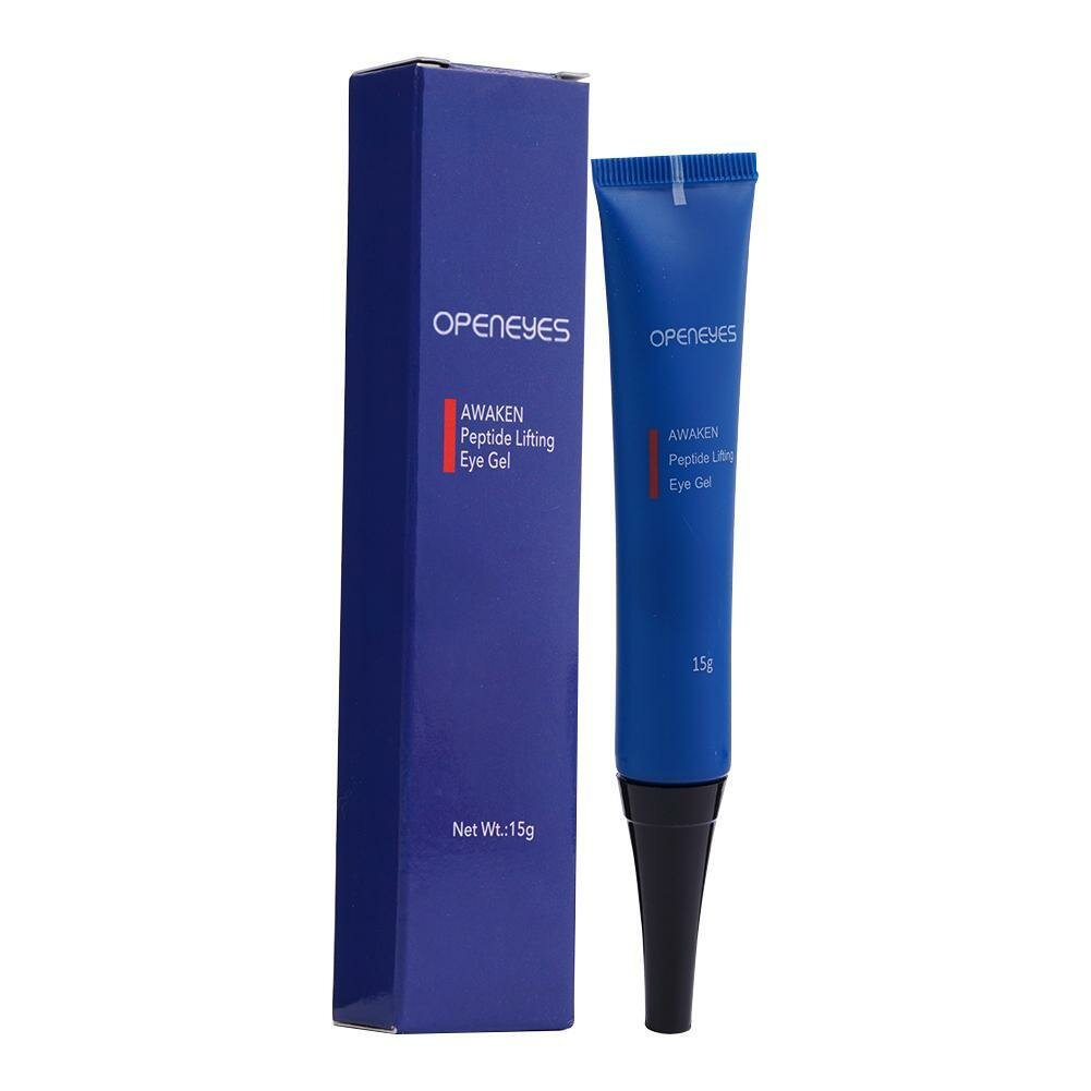 Мужской крем для кожи вокруг глаз от морщин, отеков, темных кругов, антивозрастной, увлажняющий, омолаживающий / Уходовая косметика для мужчин для лица с ретинолом 15 г