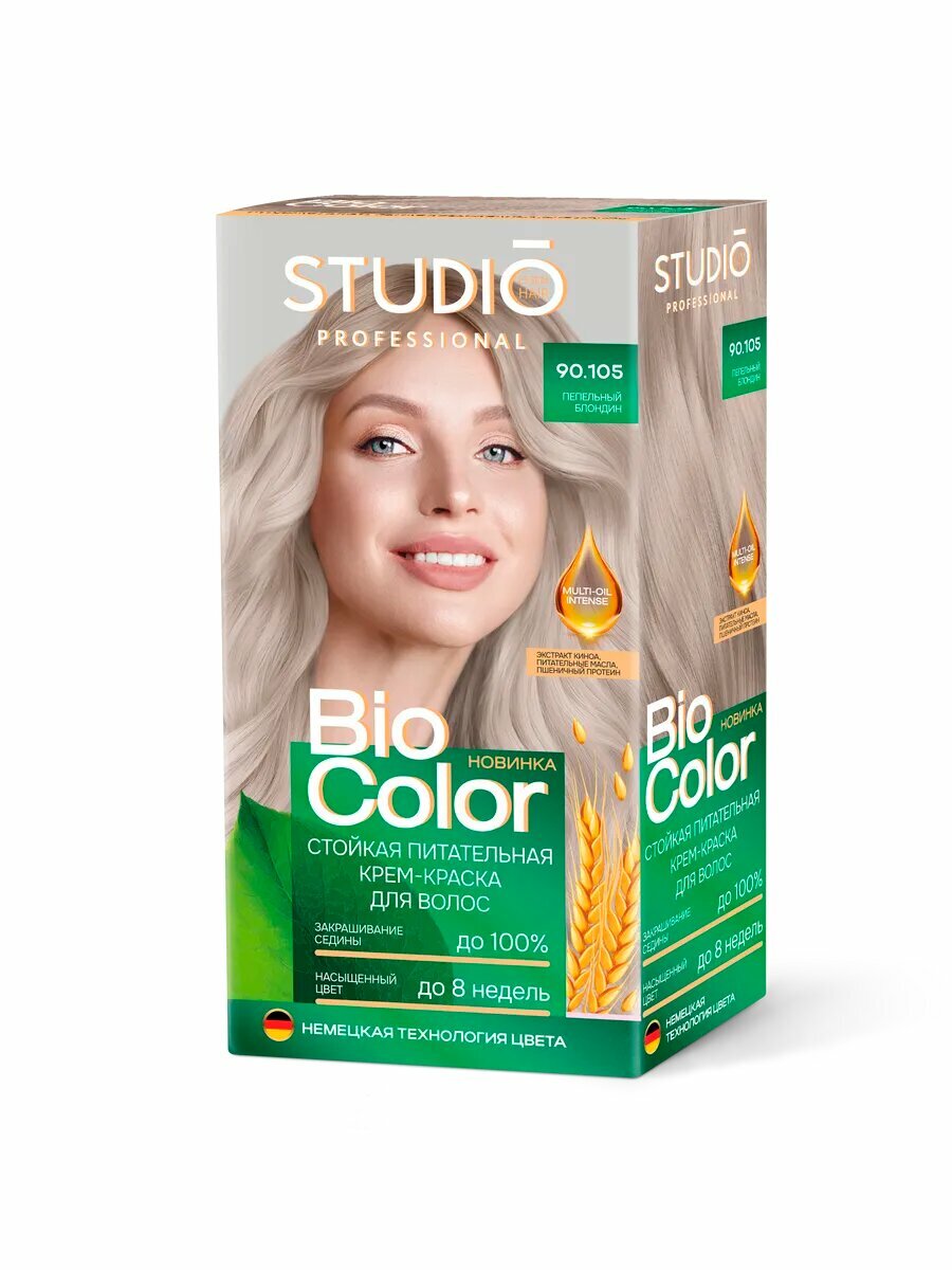 Краска для волос 90.105 Пепельный блонд