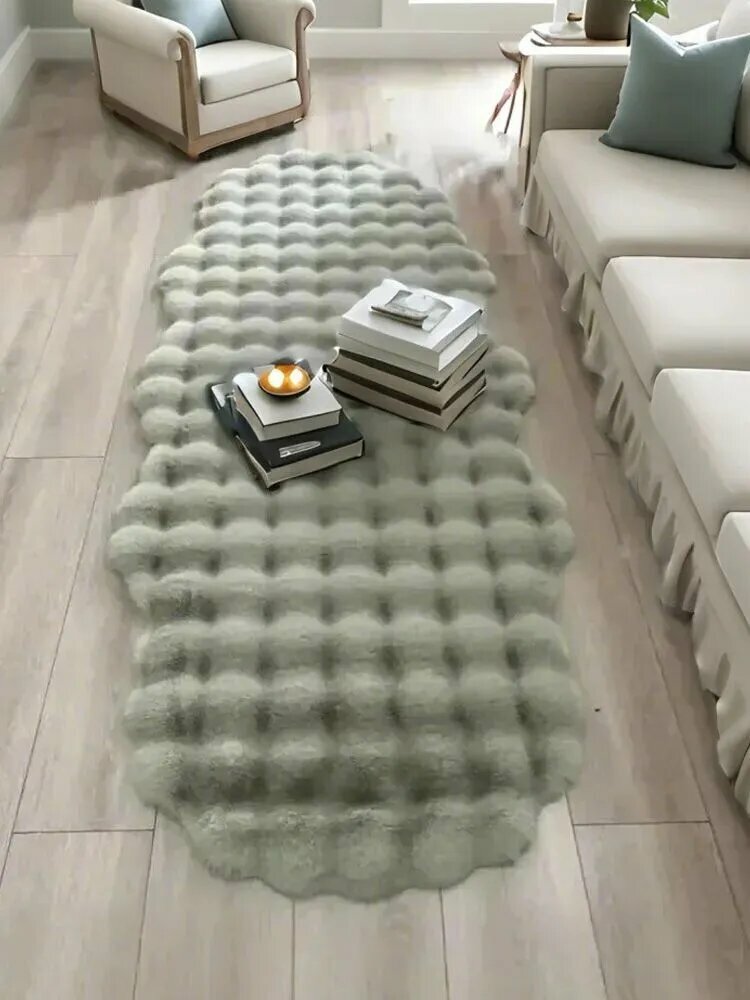 Коврик прикроватный чистый цвет, 0.6 x 1.8 м
