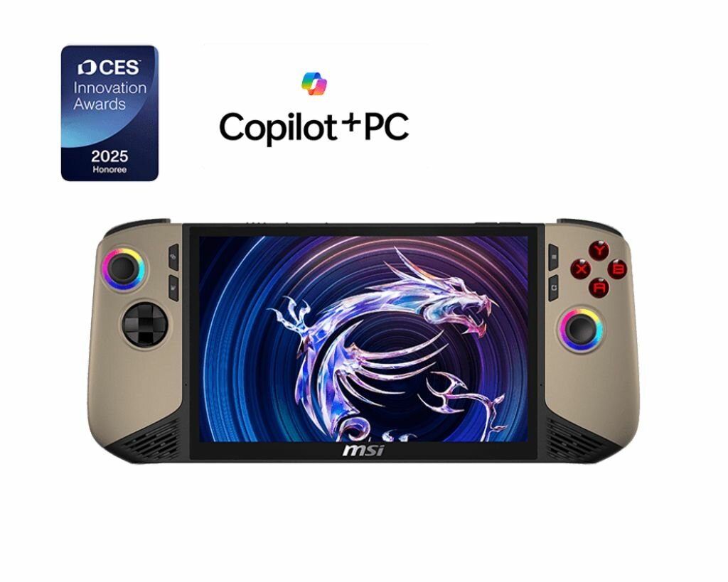 Игровой ноутбук MSI Claw 8, Intel Core Ultra 7 258V, Intel Arc Graphics 140V, 32 GB, 1 TB, бронзовая
