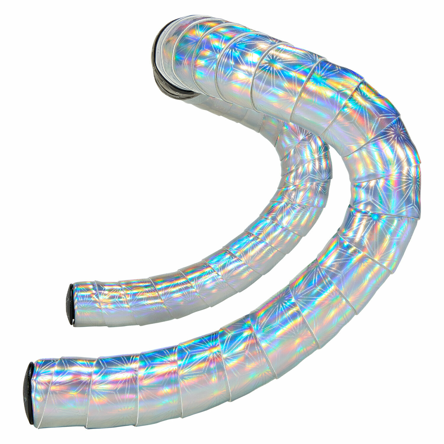 Обмотка руля SUPACAZ PRIZMATIK HOLOGRAM, заглушки черные