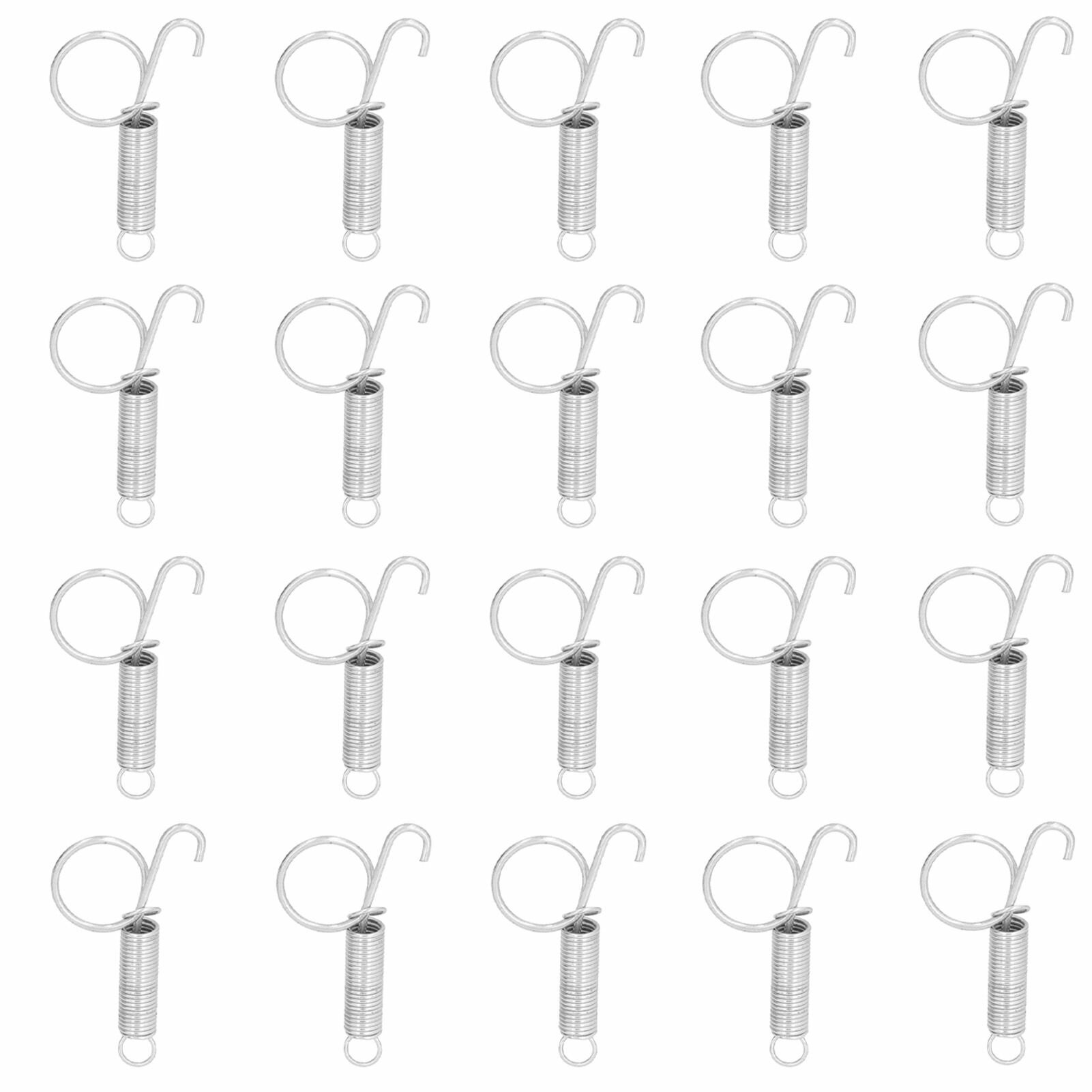 20 пружинных крючков для клеток 7.3 2.2 см крепления для дверок животноводческих клеток