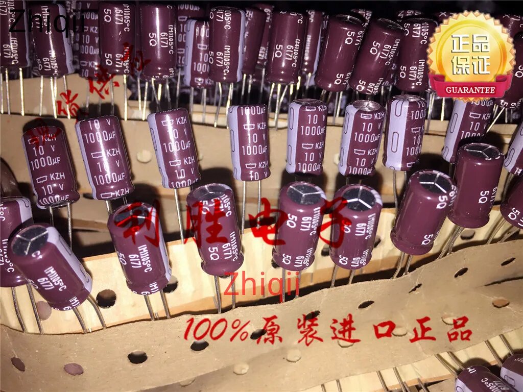 Электролитические конденсаторы NIPPON CHEMI-CON 1000 мкФ 10 В, 30pcs