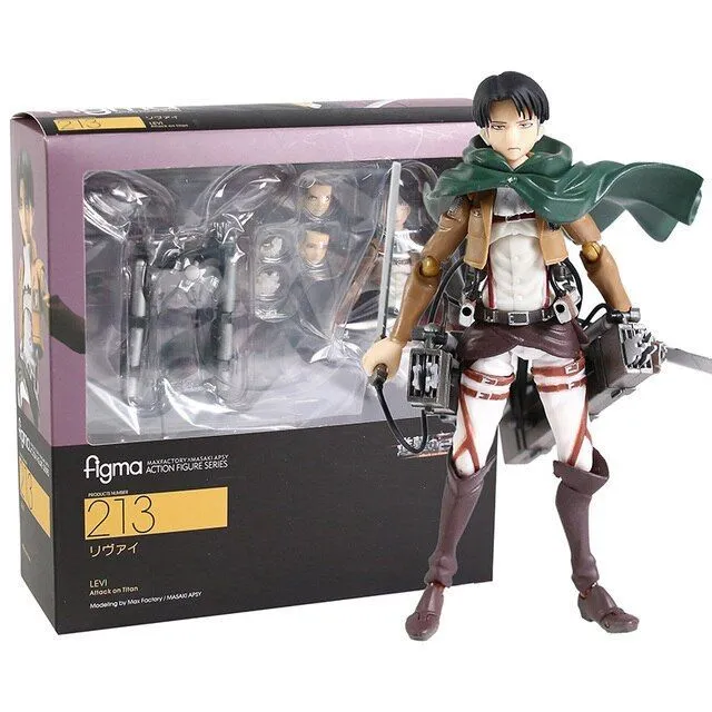 Фигурка Атака Титанов Леви Аккерман / Attack On Titan Levi Ackerman 213 (15см)