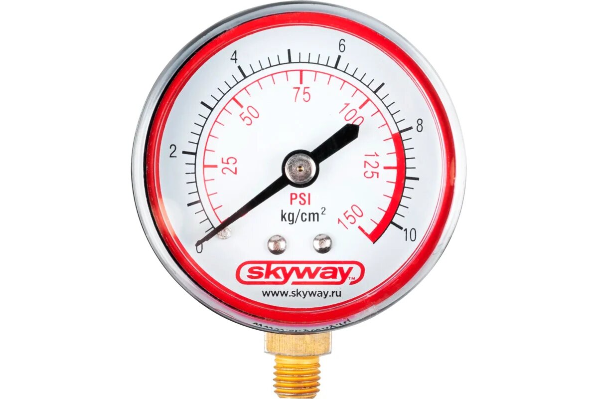 Манометр для компрессора 10.2 АТМ