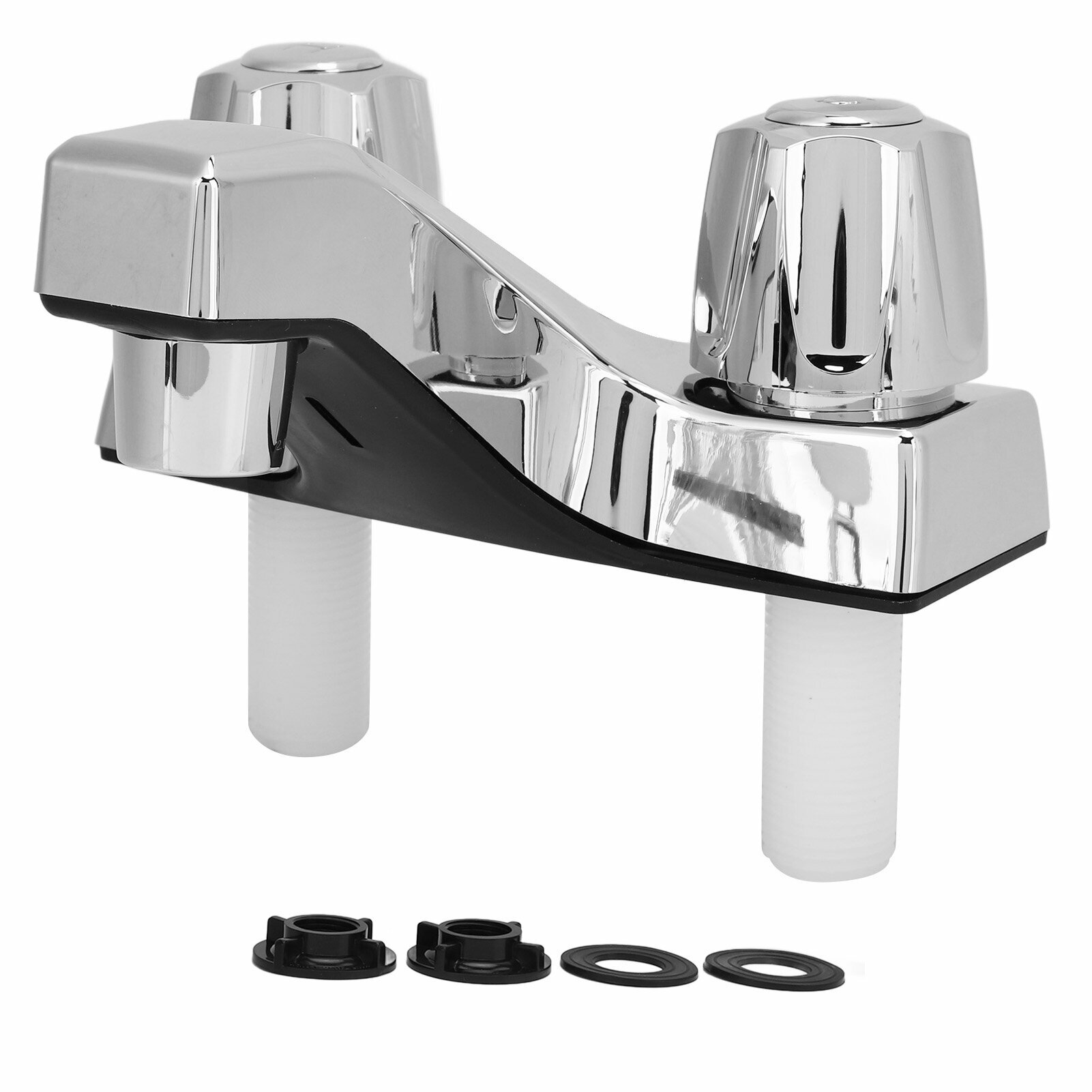 Хромированный кран-водопад для автофургона, вращающийся кран для раковины, ванны, для горячей и холодной воды, туалетный столик на яхте