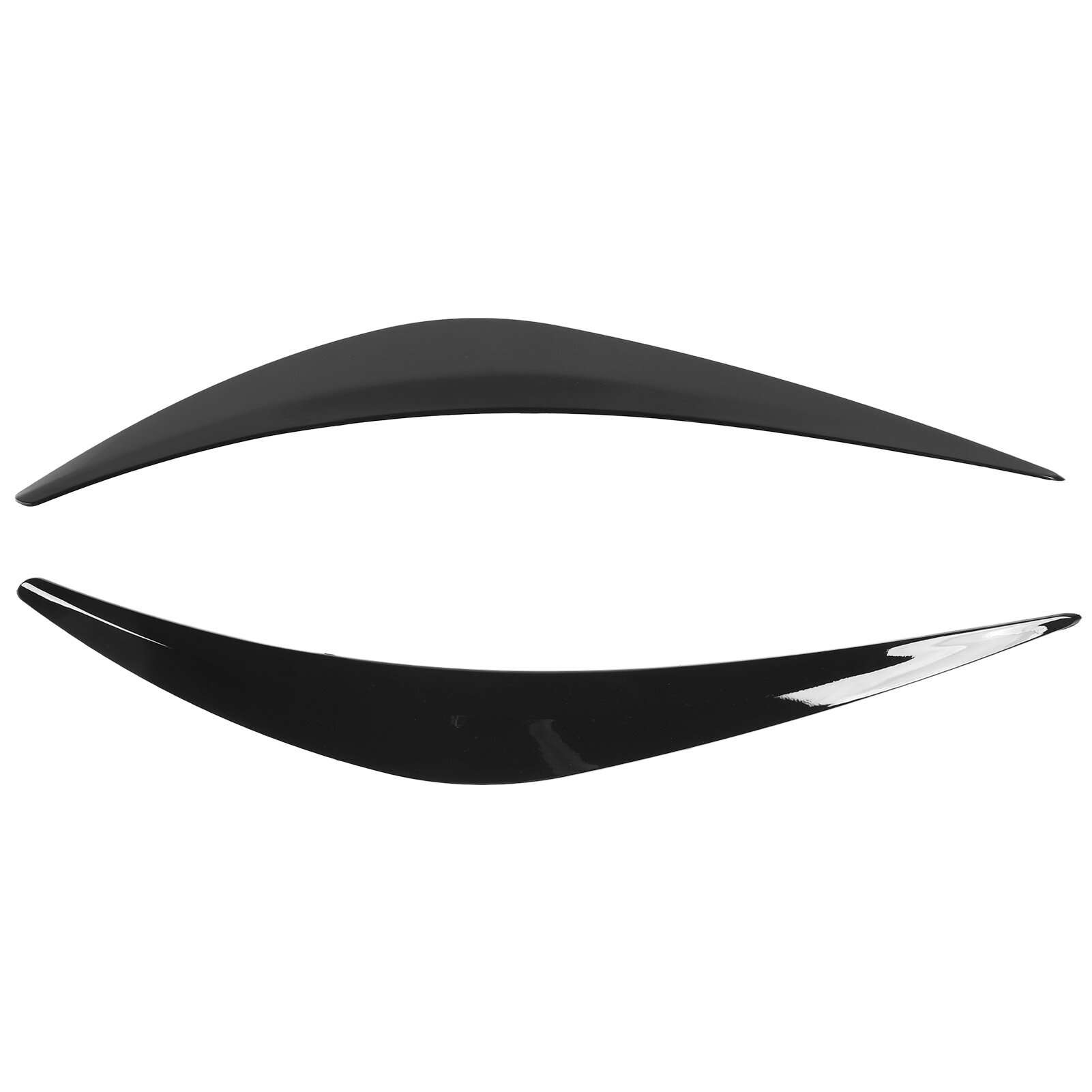 2 шт. Накладки на фары (левая и правая), устойчивые к выцветанию, для INFINITI Q50 2014-2023, глянцево-черные.