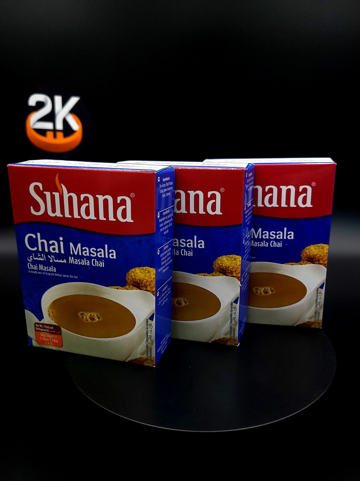 Смесь Специй для Чая Масала Suhana 50гр, Chai Masala, 3шт