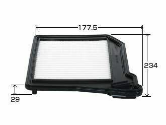 Фильтр воздушный Suzuki Hustler (Turbo) MR31S, R06A, VIC A-977