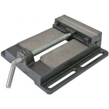 Тиски станочные BELMASH VM150 RA060A, для сверлильных станков, длина губок 150мм, серые