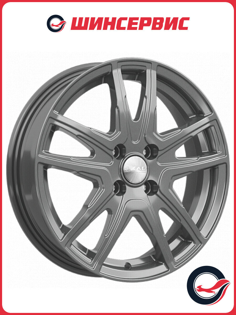 Литой колесный диск Скад Сидней R16x6.0J 5x114.3 ET43 ЦО67.1 для автомобиля