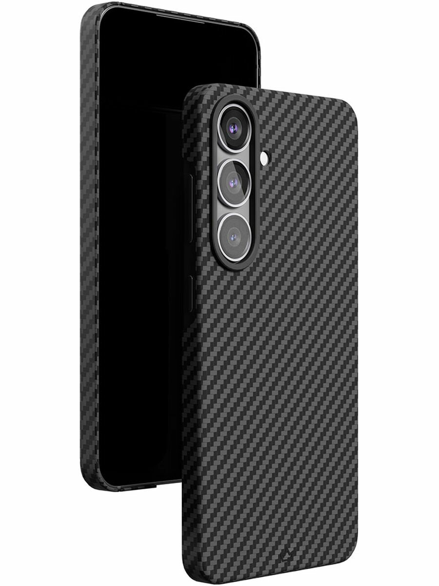 Клип-кейс VLP Kevlar Case с MagSafe для Samsung Galaxy S25+ Black