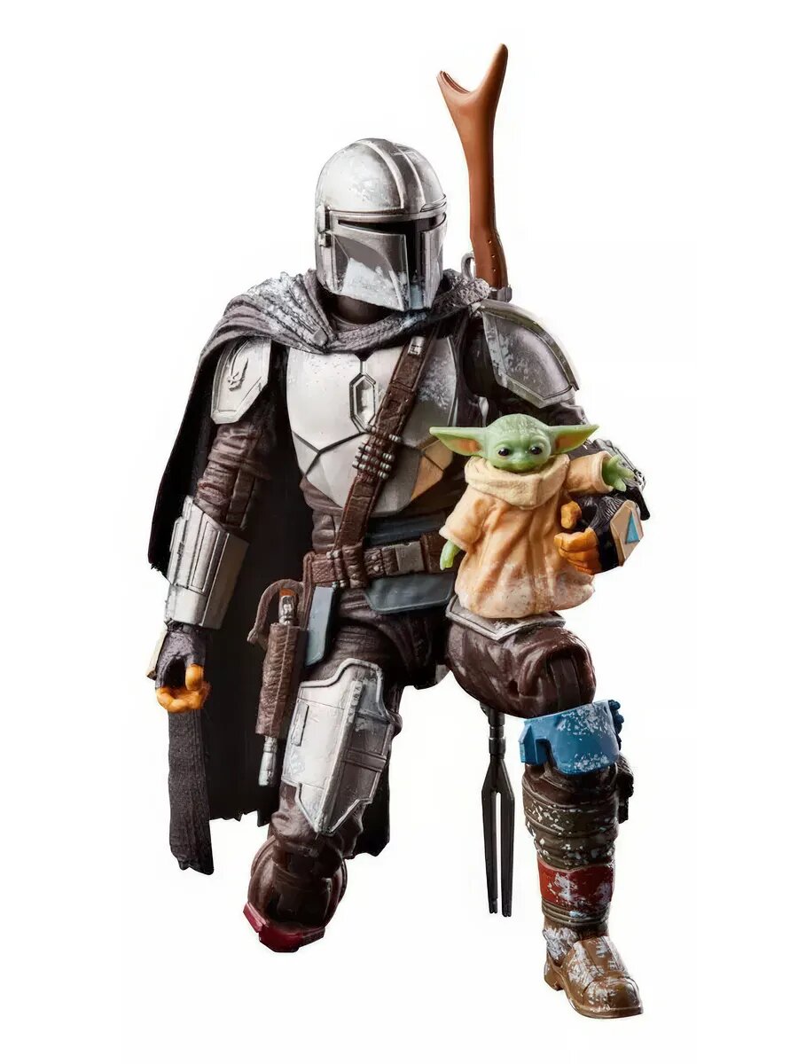 Фигурка Hasbro "Mandalorian and Grogou", для коллекции Star Wars, 6 дюймов