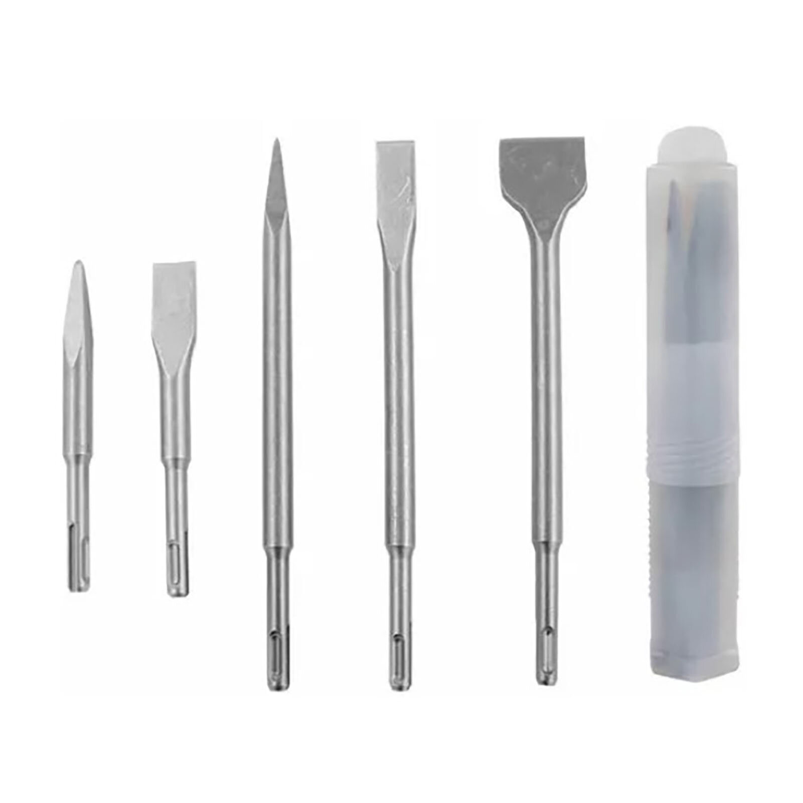 5ШТ Ударная Дрель Долото С Круглым Хвостовиком Из Стали 40Cr Перфоратор С Плоским Наконечником