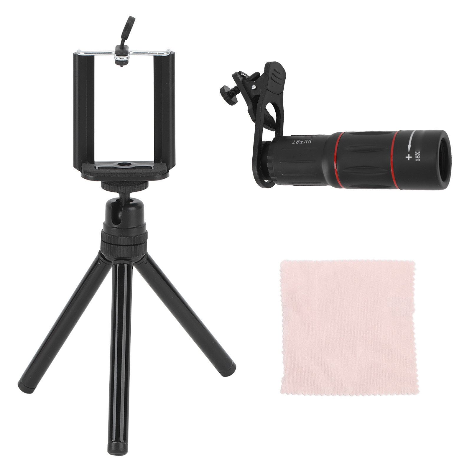 18-кратный HD телеобъектив для мобильного телефона, телескопический объектив для камеры мобильного телефона, для просмотра игр, концертов и путешествий