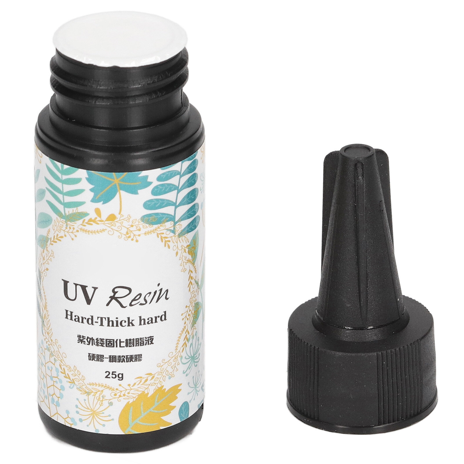 УФ-клей из смолы, прозрачный, твердый, вязкий, УФ-кристаллическая смола, эпоксидная смола, клей ручной работы для изготовления ювелирных изделий, украшения для рукоделия, 25 г