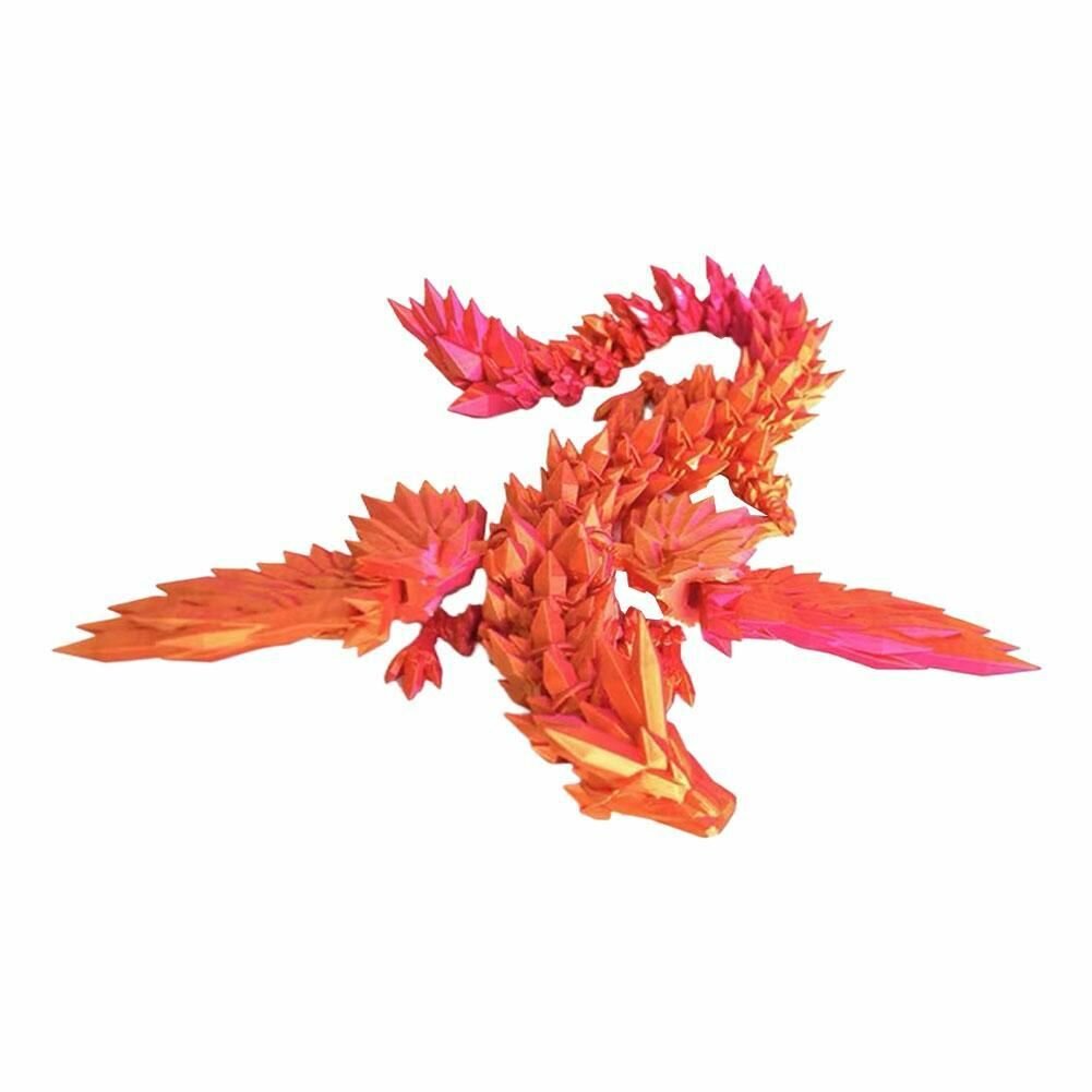 Антистресс, Дракон Запада, Игрушечный динозавр с 3D-печатью.22 CM