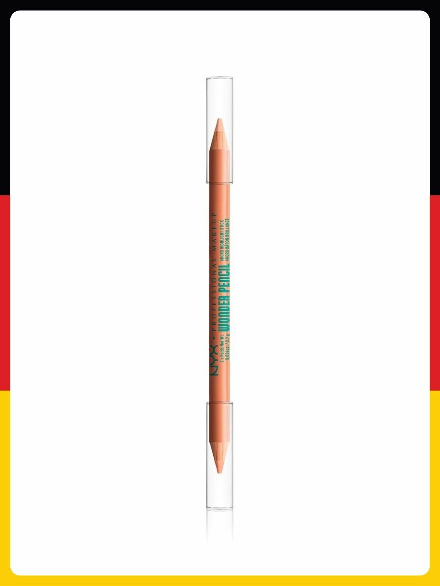 Карандаш-хайлайтер NYX Professional Makeup Wonder, 1 шт. № 3 - Средний персик