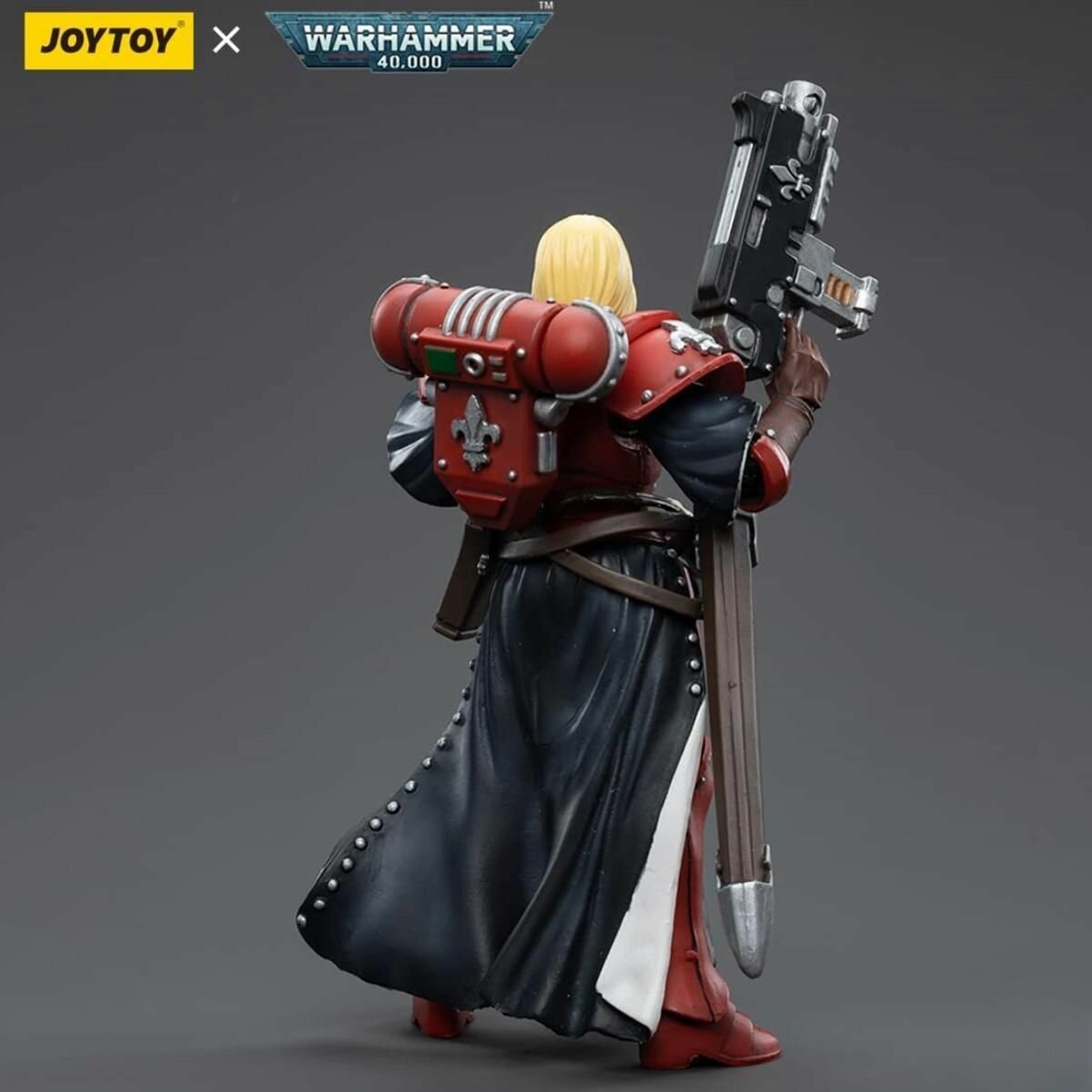 Подвижная фигурка JOYTOY Warhammer 40000 Adepta Sororitas Battle Sisters Order of the Bloody Rose Sister Superior Kamina