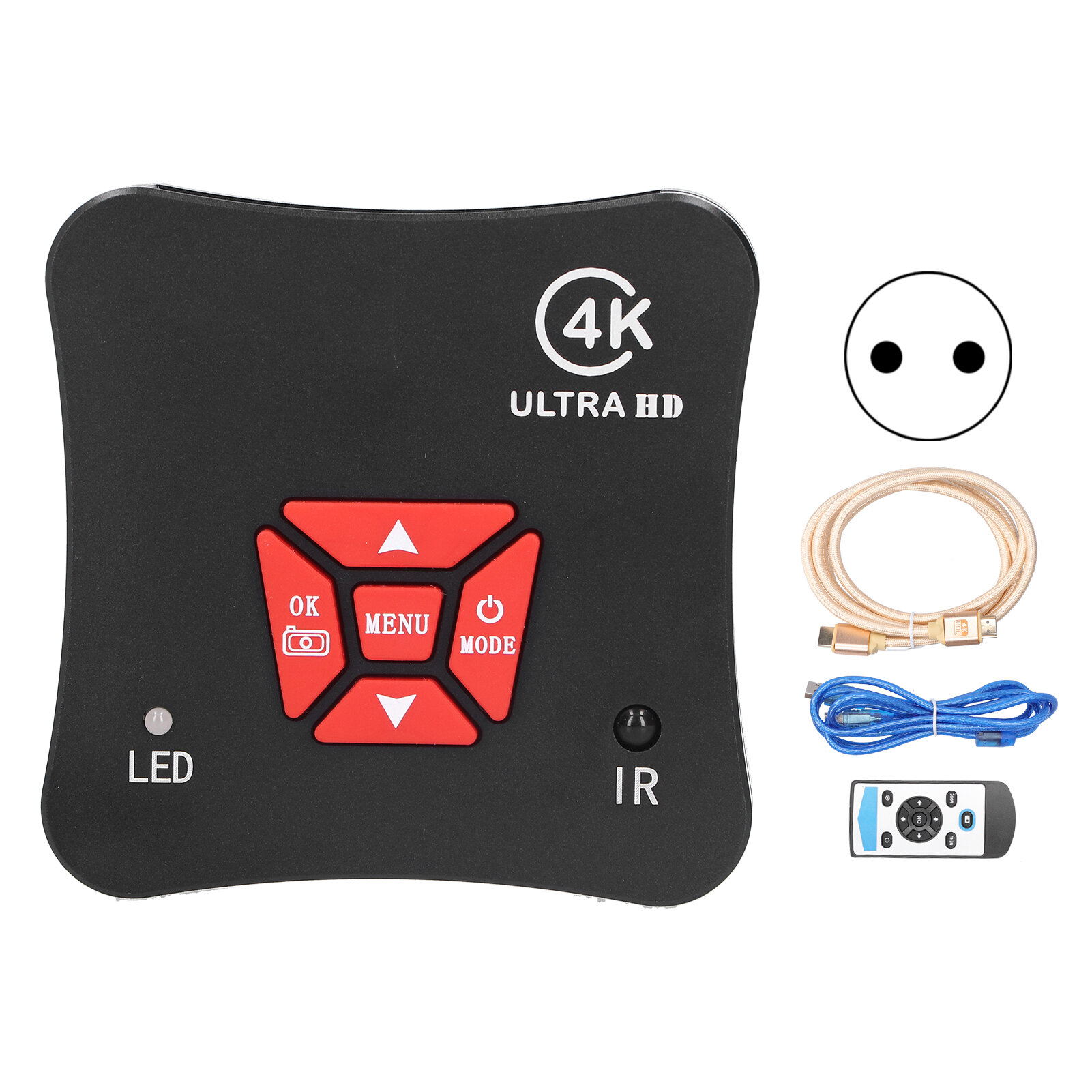 Камера для микроскопа, UHD, C-mount, 110‑240В, вилка EU