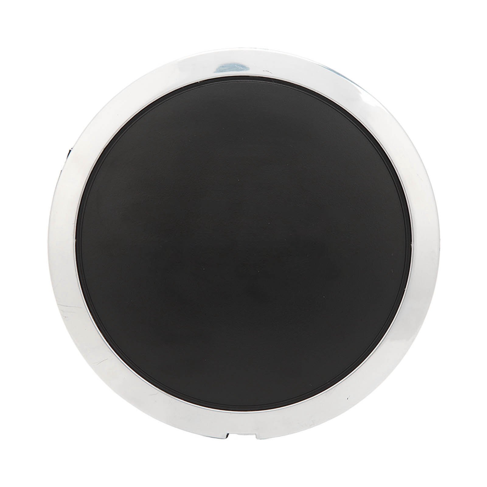 Центральный колпак ступицы колеса с хромированной отделкой 68078419AC, термостойкий, сменный, для FIAT 500, белый круг, белый буквенный дизайн