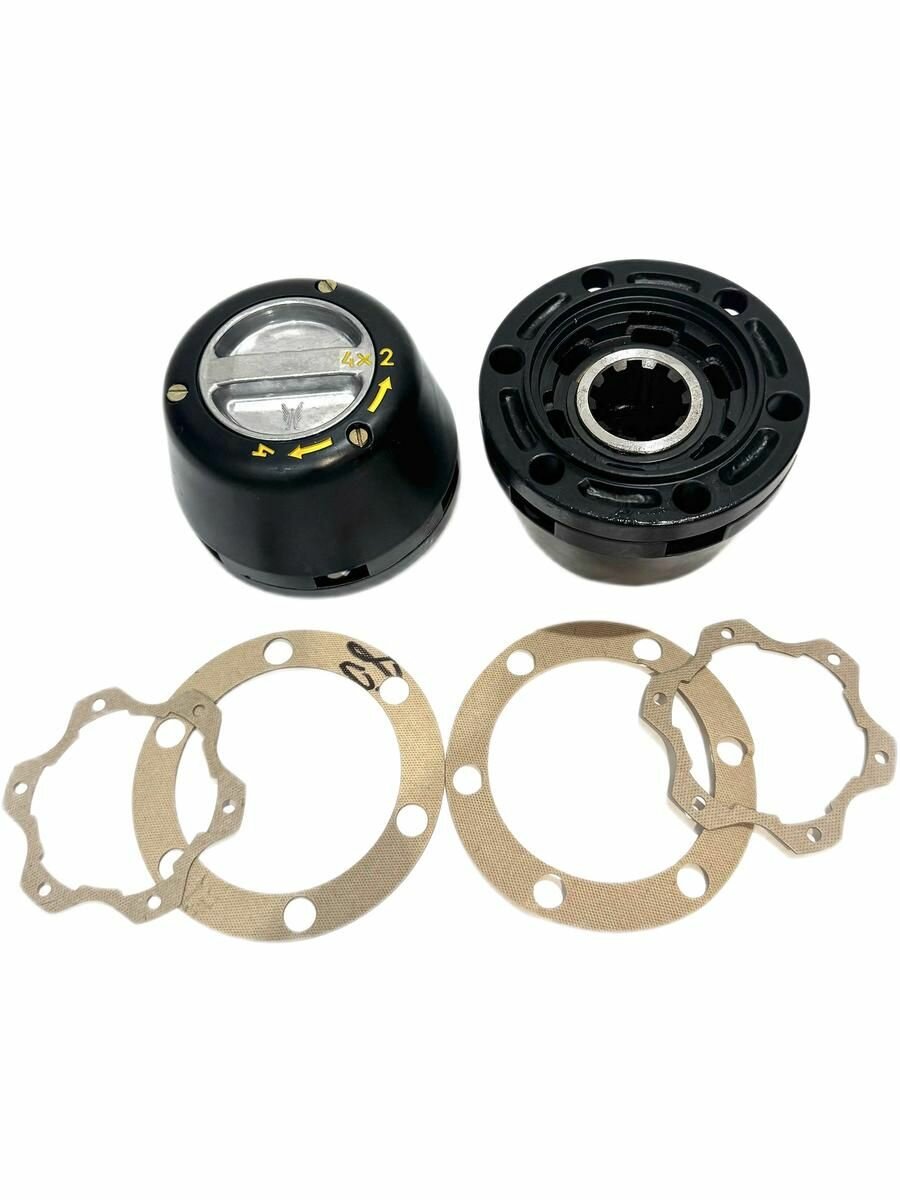 Хабы с колпаком "русь" (муфта подключения передних колес) УАЗ Патриот, 3151, 452 Буханка (2 шт.)