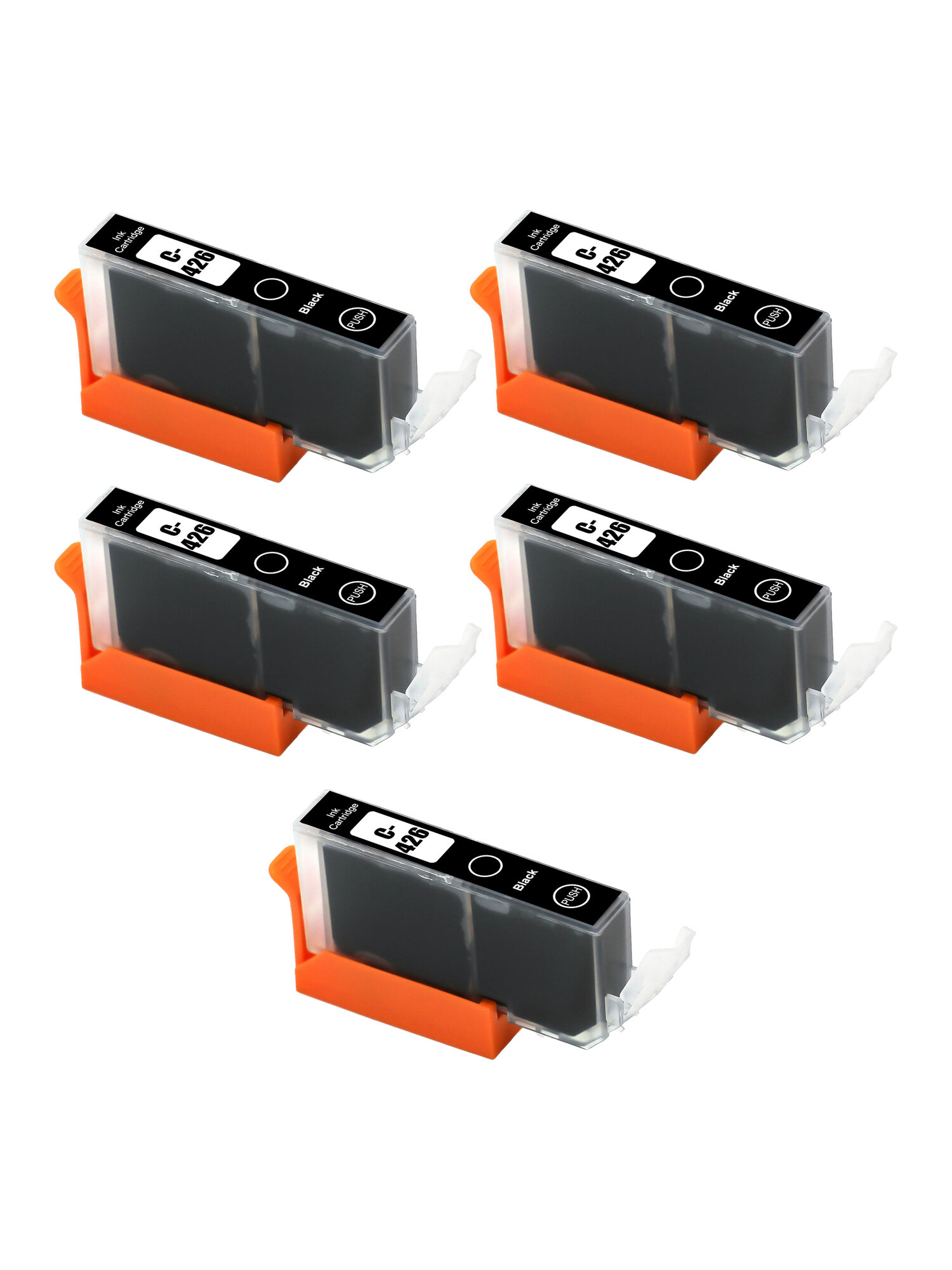 Комплект 5 шт. Струйных картриджей NV Print CLI-426PBk для Canon Pixma iP4840, MG5140, MG6140, MG8140 (10.5 мл)