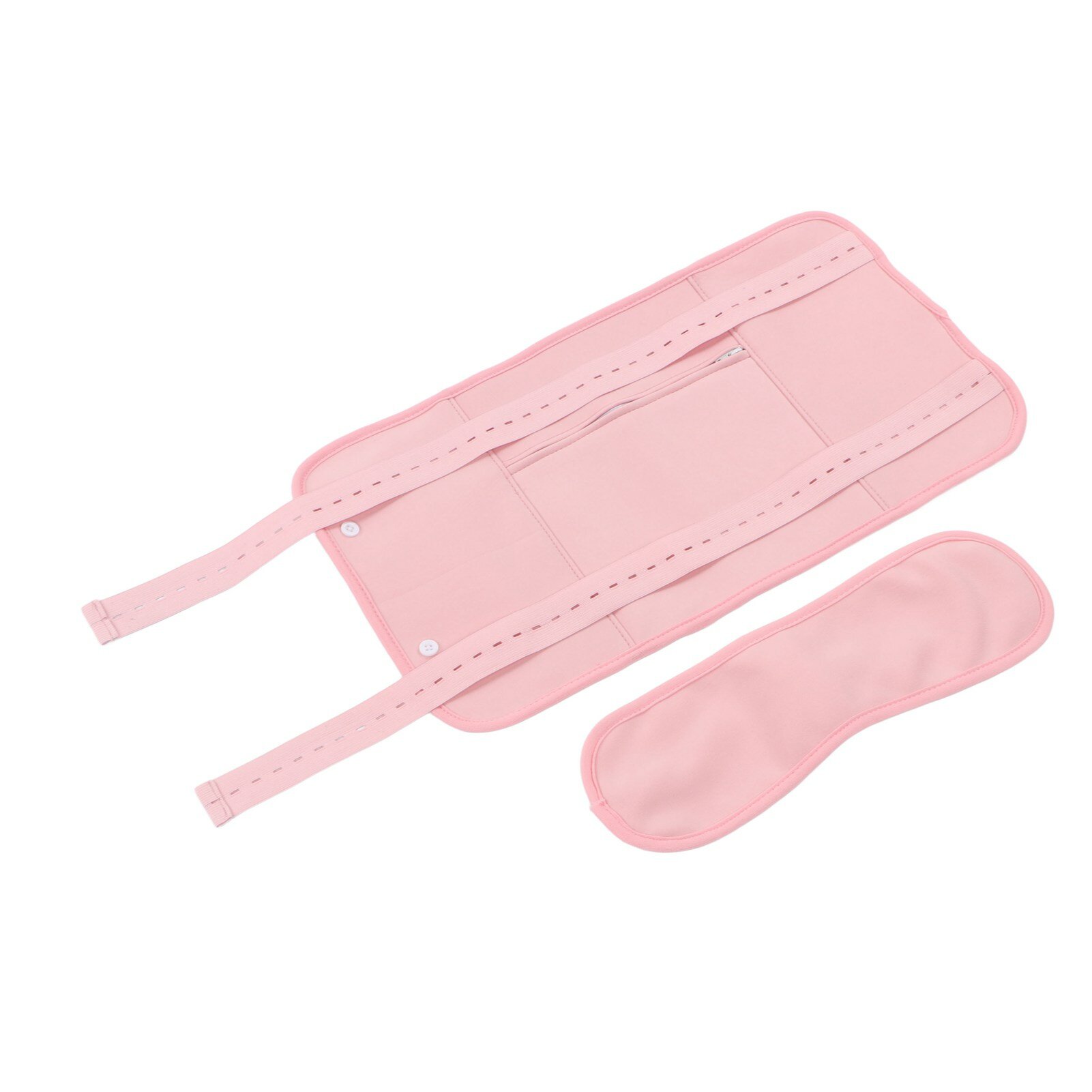 Пакет с маслом кастора Настройка ремня двойные слои многократно используется моют касторовое масло для талии розовый