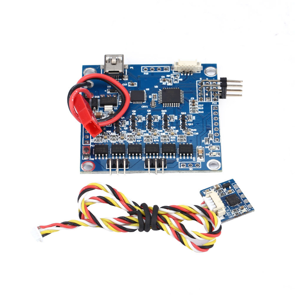 Gimbal Controller Board, THA009600 MOS Tube Drive Large Current Driver Compact Blue with Sensor for 2-8 Series Motor