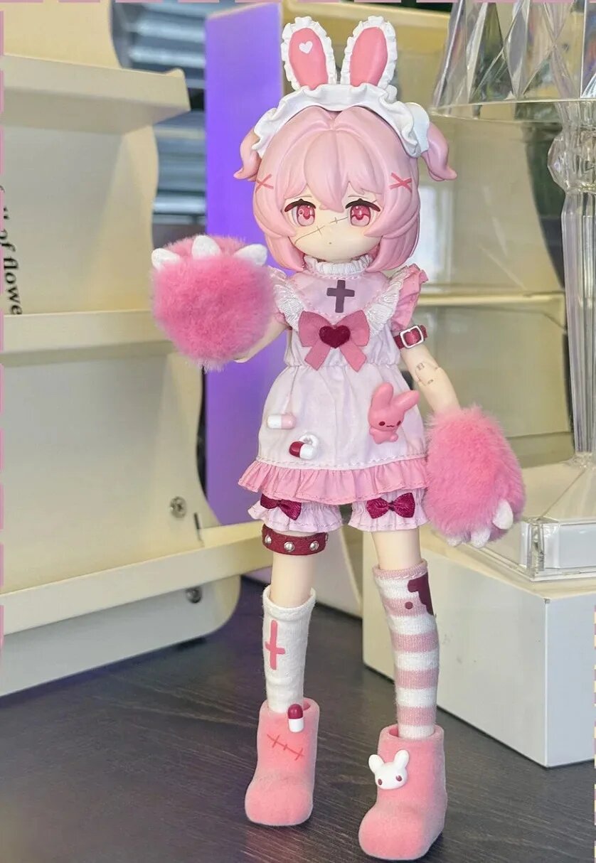 WAWOO DOLL 1/12 BJD фигурки-сюрприз Open-Rabbit