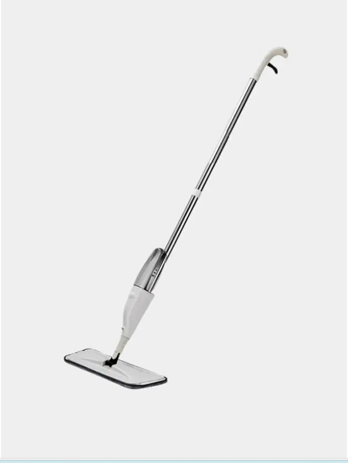 Многофункциональная швабра с распылителем воды для мытья пола и окон, с насадкой из микрофибры, объем резервуара 500 мл