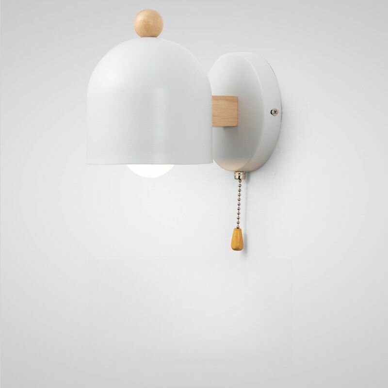 Современная настенно-потолочная лампа для спальни с выключателем на веревке E27