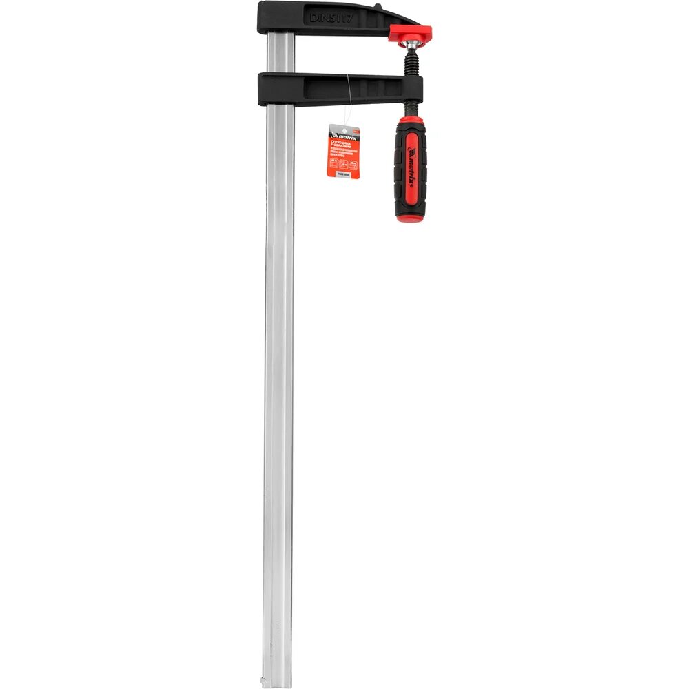 F-образная струбцина MATRIX 600x120x700 мм 20417, деревянная